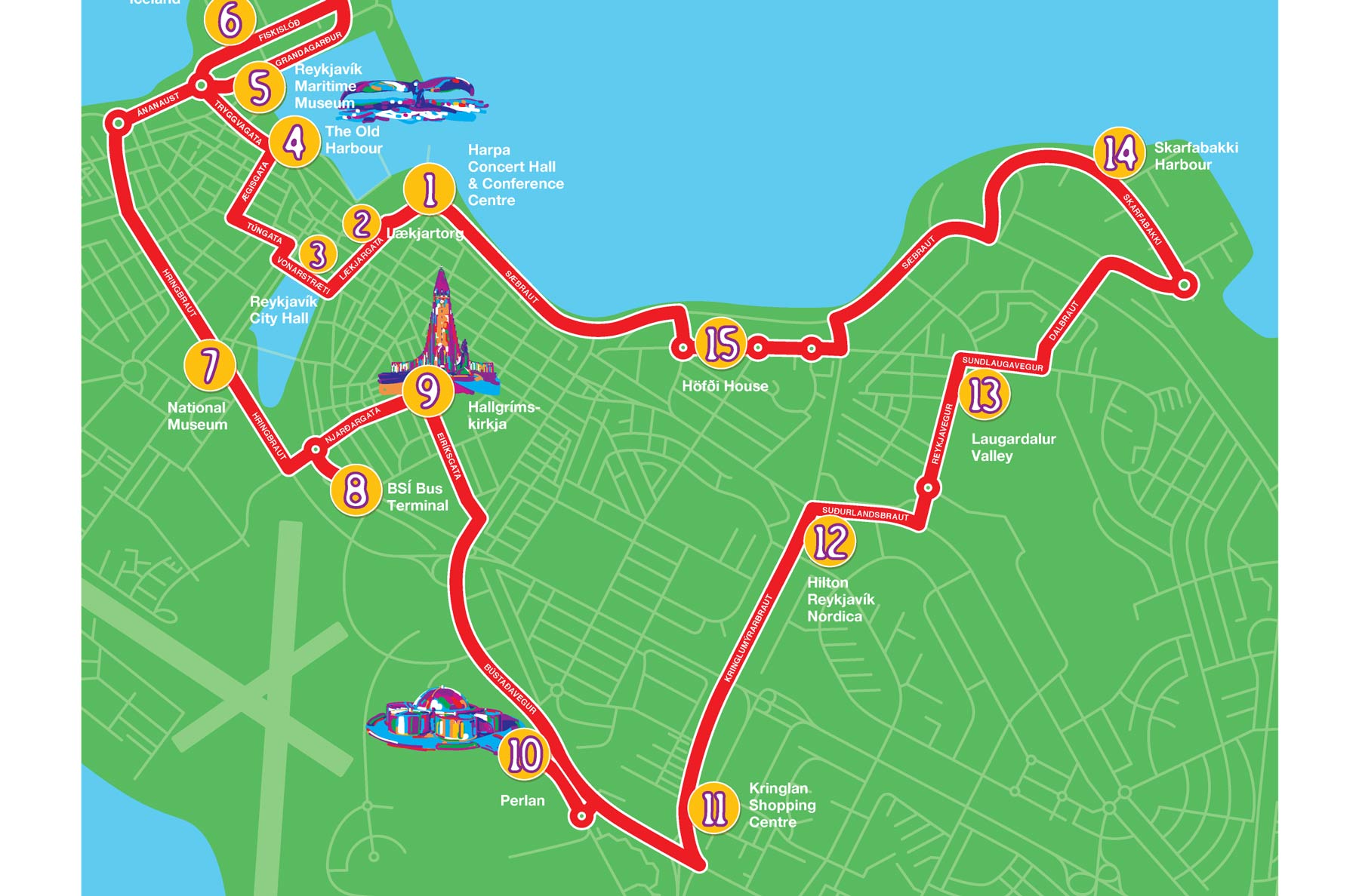 Hop-On Hop-Off Bus Tour Reykjavik | City Sightseeing©